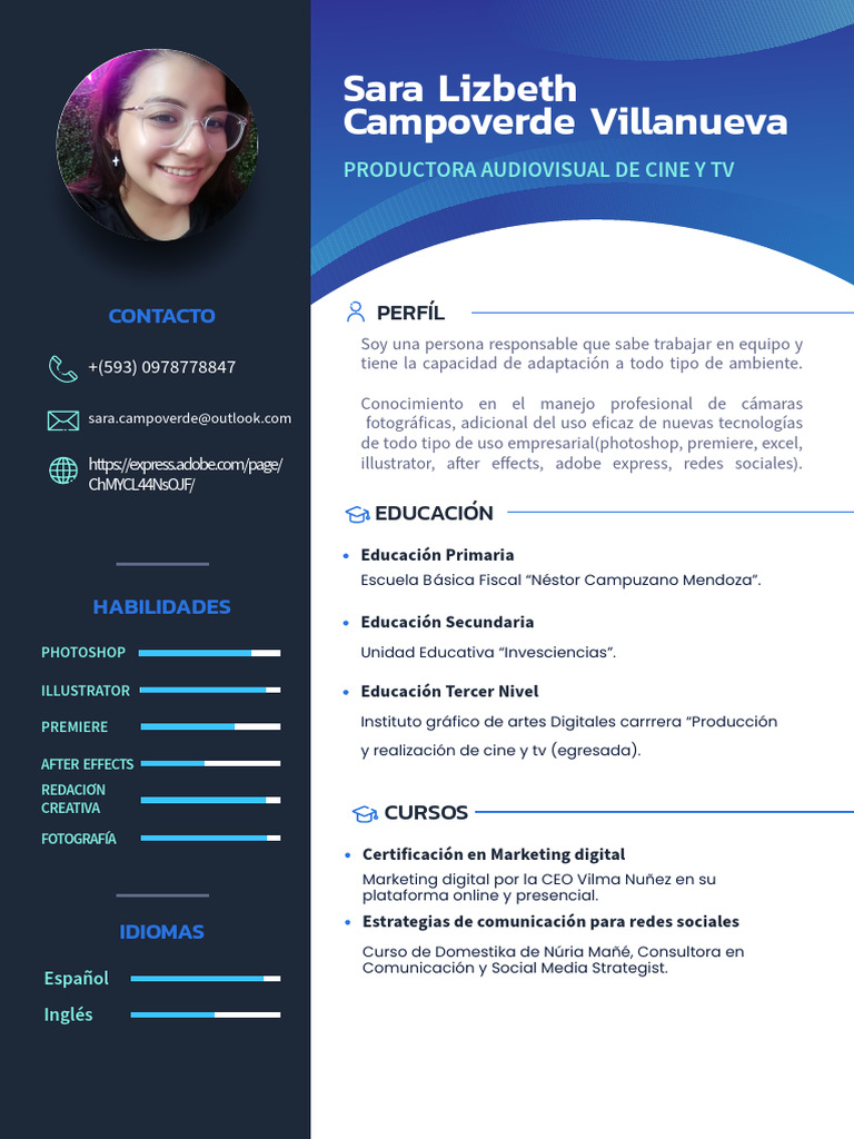 CV Sara Campoverde 2024 | PDF