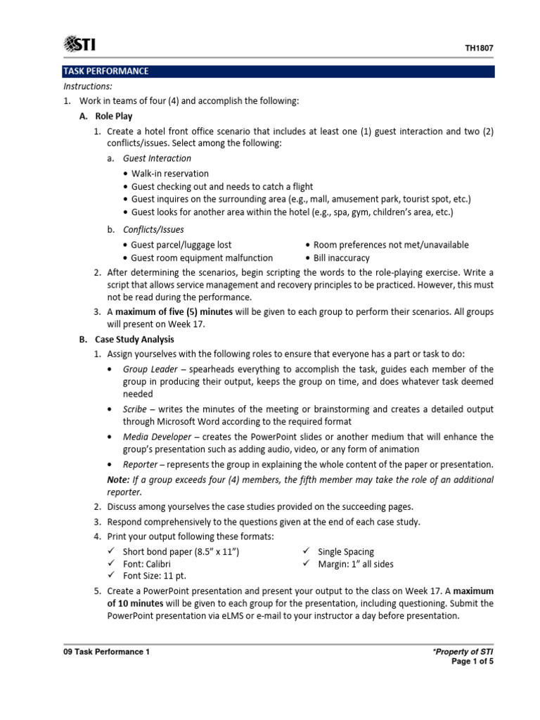 09 Task Performance 111 | PDF | Microsoft Power Point