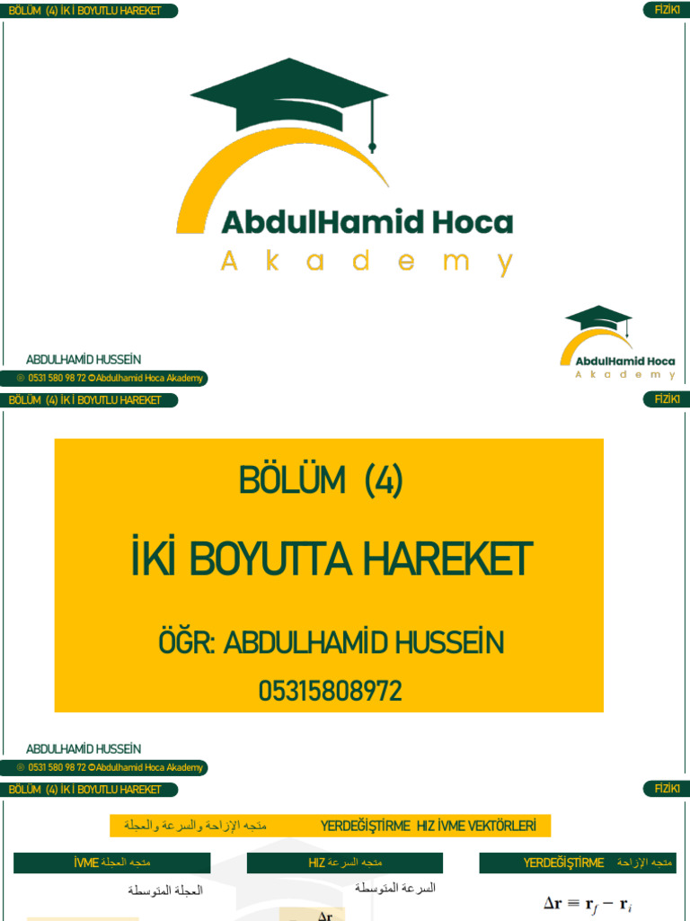 4 Iki Boyutta Hareket | PDF