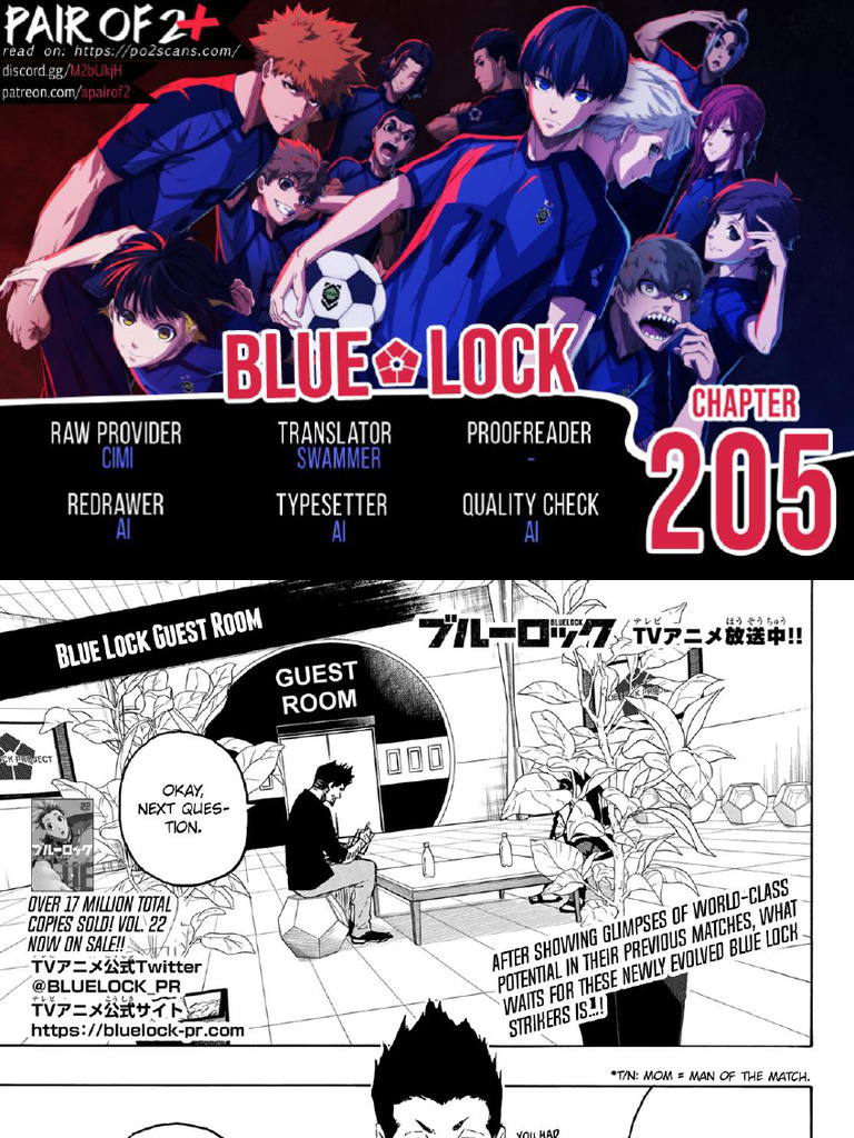 Blue Lock - CH 205 @manga - Gallery | PDF