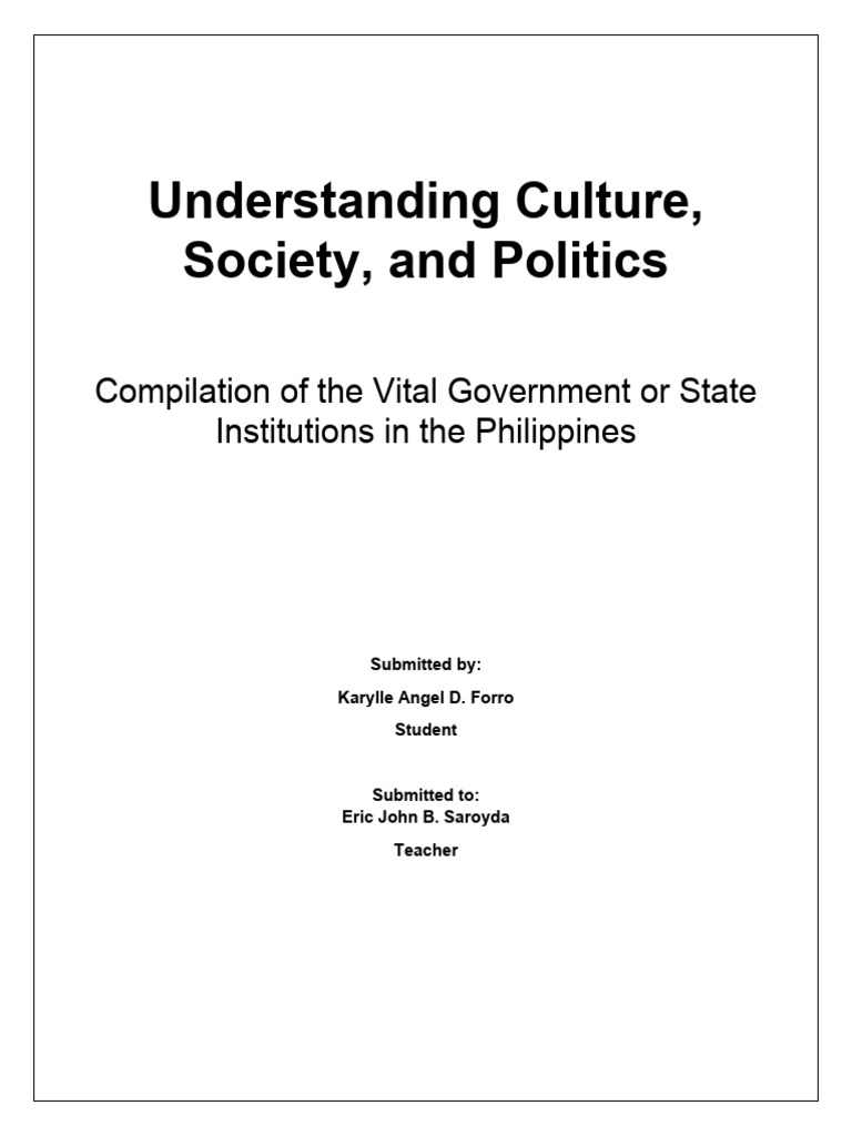 Executive Departments | PDF | Philippines