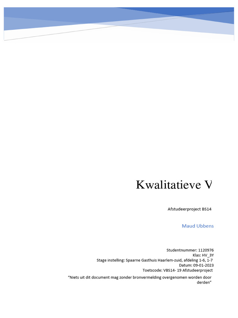 Scriptie bs14 Kwalitatieve Verpleegkundige Overdracht EINDVERSIE | PDF