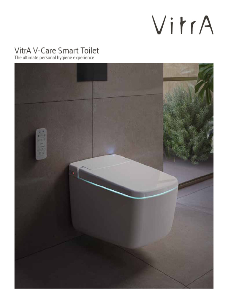 VitrA V-Care Smart Toilet Features | PDF | Hygiene | Toilet