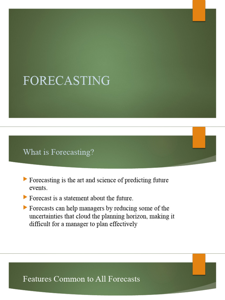 Forecasting | PDF | Forecasting | Moving Average Forecasting | PDF | Forecasting | Moving Average