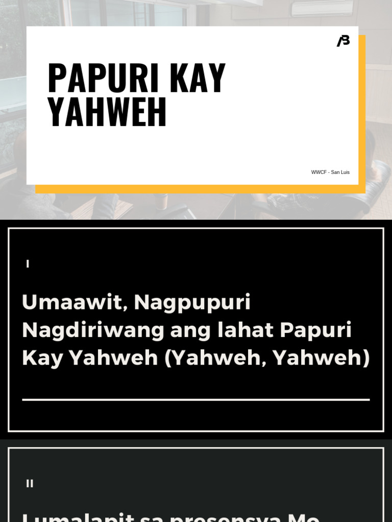 Sunday line up | PDF