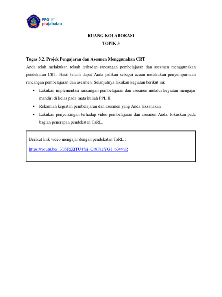 Lusia Tobi Uran - 02.02.b.3-T3-3-b Ruang Kolaborasi - Tugas 3.2. Projek Pengajaran Dan Asesmen ...