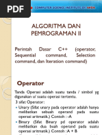 Struktur Kondisi Switch Case Dalam Bahasa C | PDF