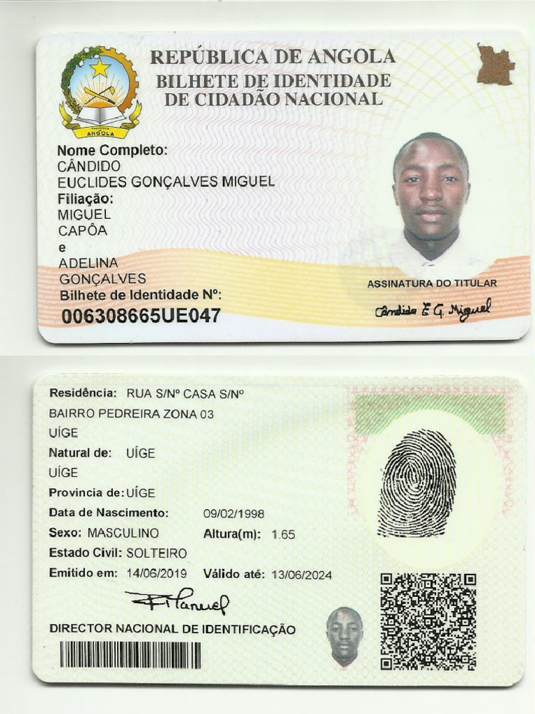 Bilhete de Identidade | PDF