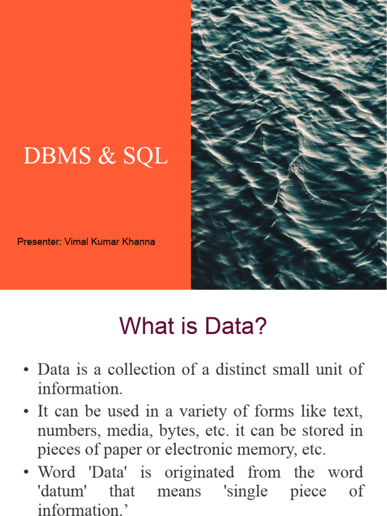 DBMS & SQL Essentials for Beginners | PDF | Databases | Relational Model