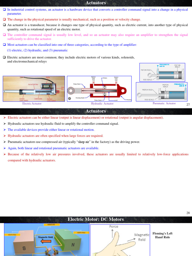 Lecture note 3 | PDF | Electric Motor | Analog To Digital Converter