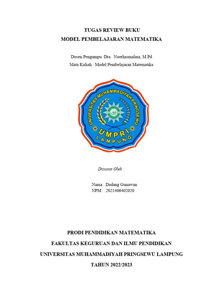 Review Buku Dadang Gunawan | PDF
