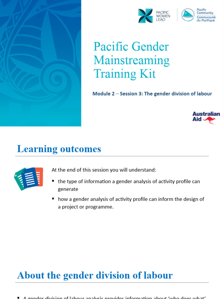 Presentation 2.3 The Gender Division of Labour | PDF | Gender | Gender ...