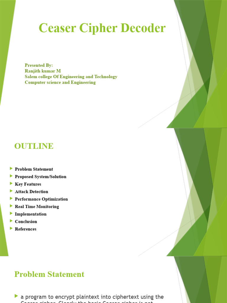 Ceaser Cipher | PDF | Cipher | Encryption Ceaser Cipher | PDF | Cipher | Encryption