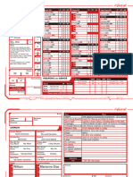 (Template) Cyberpunk RED Character Sheet | PDF