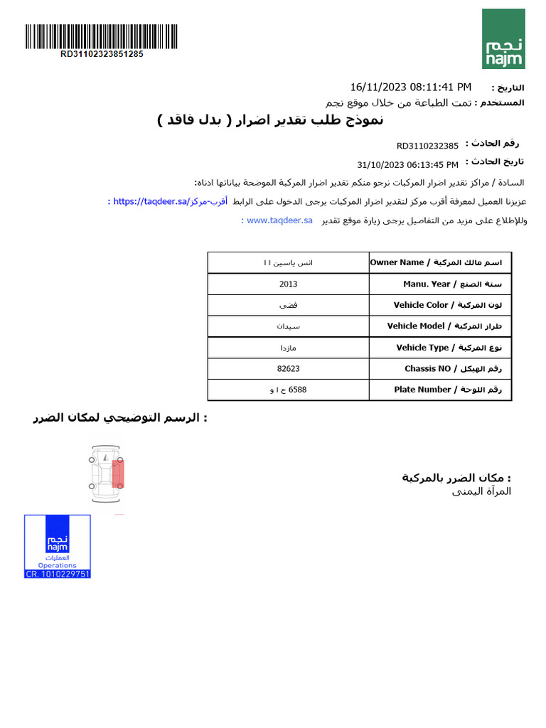Damage Assessment | PDF