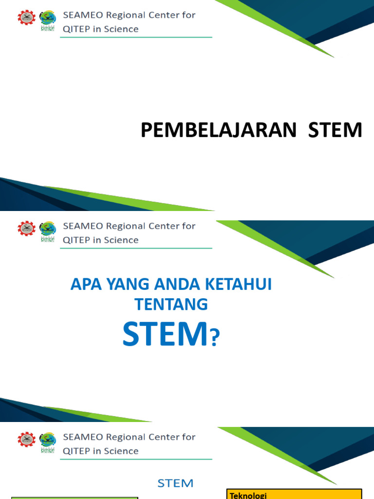 Seameo-Pembelajaran Stem | PDF | Seni | Komputer