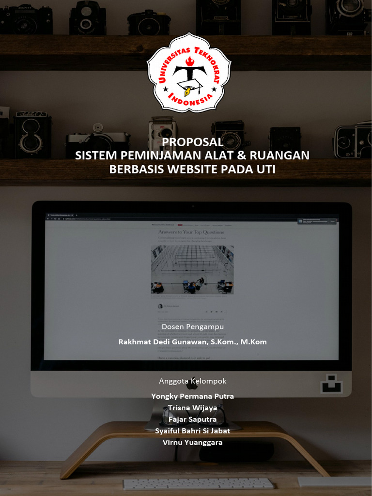 PROPOSAL SISTEM PEMINJAMAN ALAT & RUANGAN BERBASIS WEBSITE PADA UTI | PDF