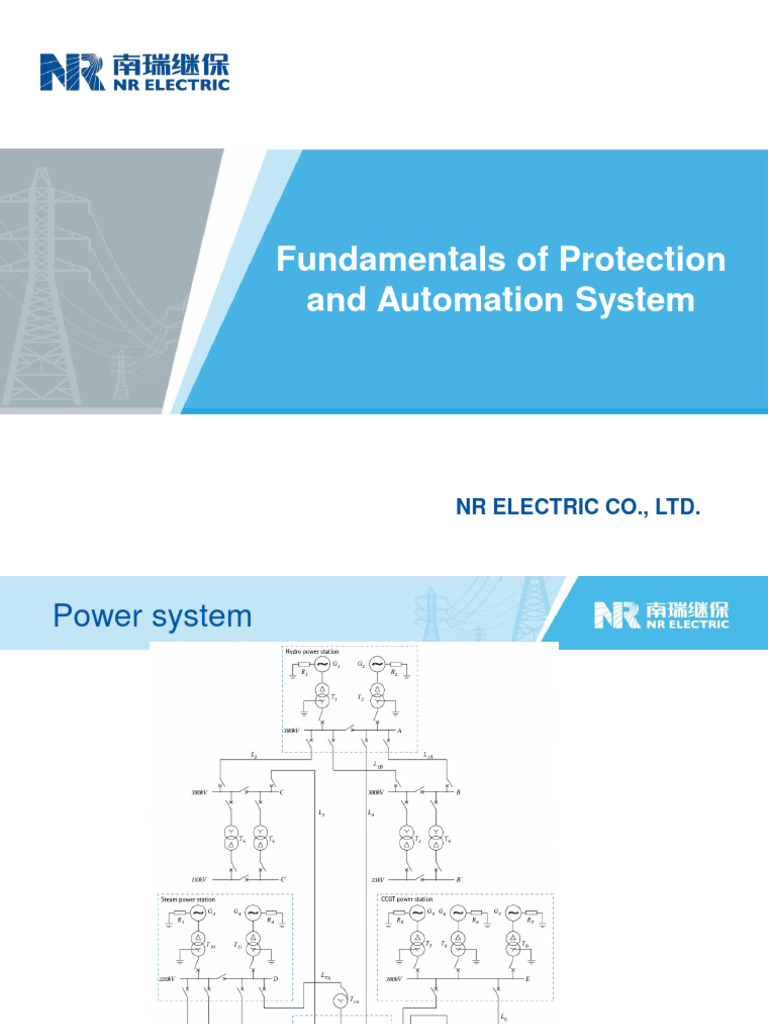 Fundamentals of Protection and Automation System - V1.02 | PDF | Cable ...