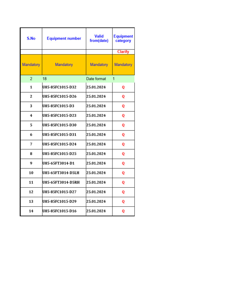 Fixture Maintenance Sample Template 26.01.24 | PDF | Technology ...
