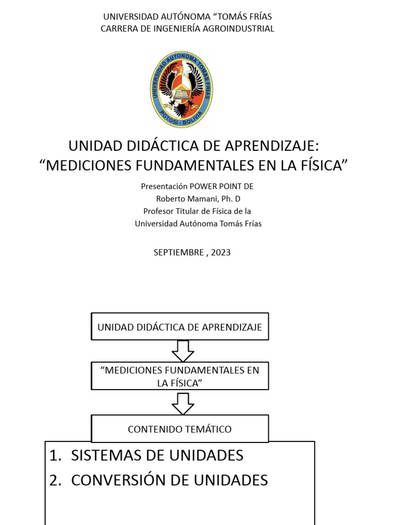 Mediciones Fundamentales - 2022 | PDF | Medición | Sistema Internacional de Unidades