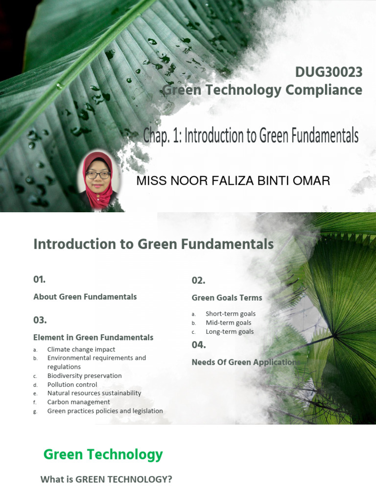 Green Technology Compliance | PDF | Greenhouse Gas | Climate Change