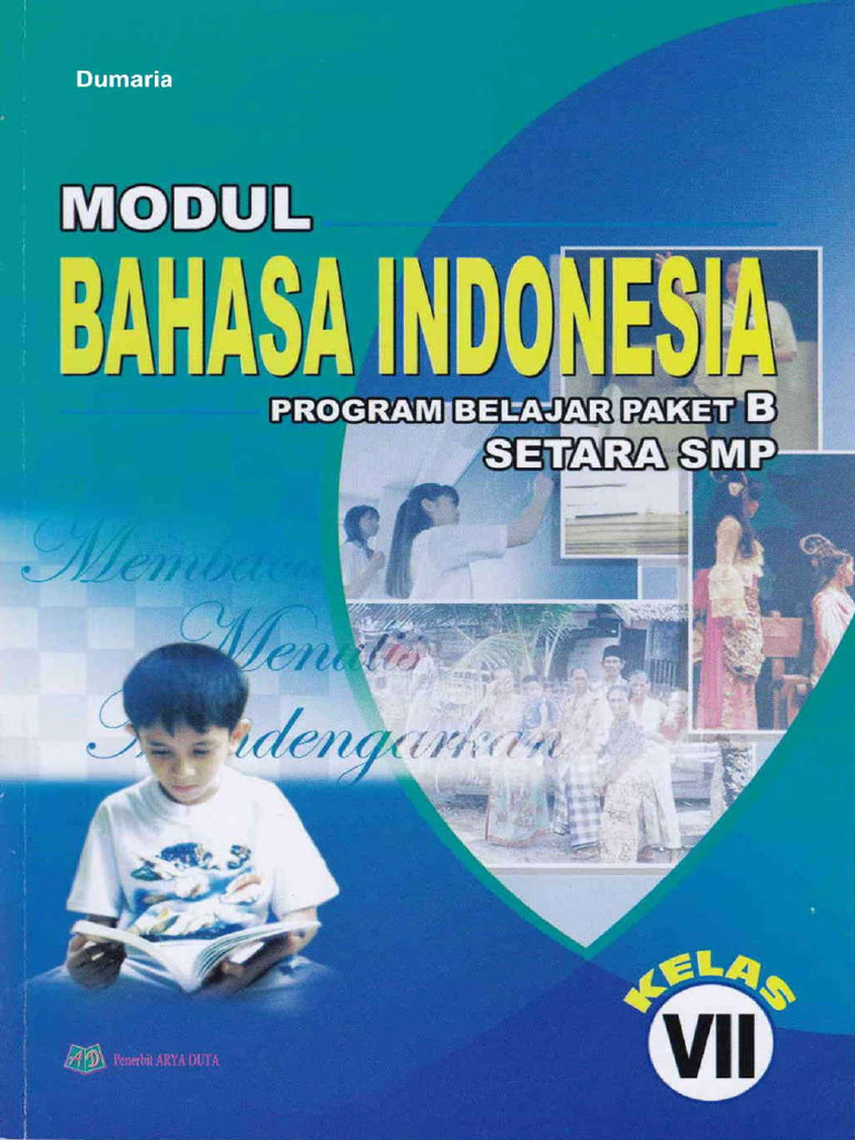 Modul Bahasa Indonesia Kejar Paket B Kelas VII | PDF