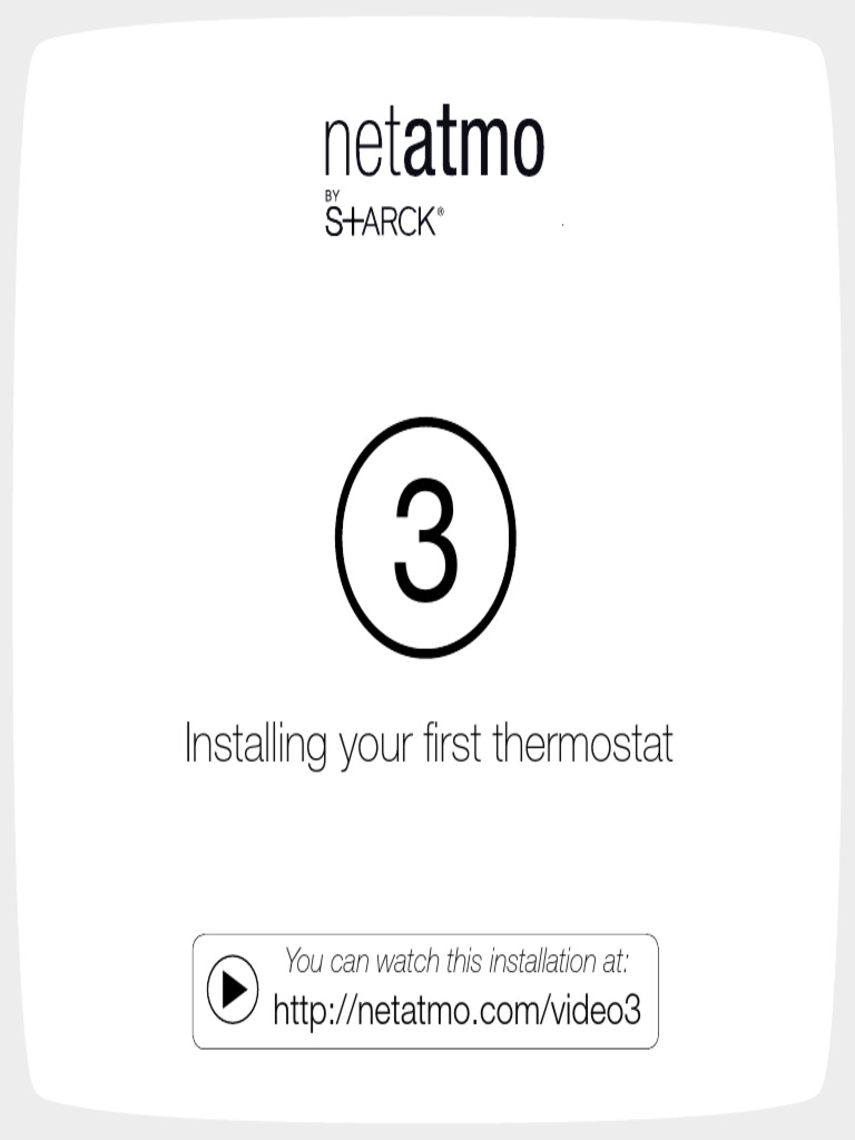 Netatmo Thermostat Installation Guide | PDF | I Phone | Ios
