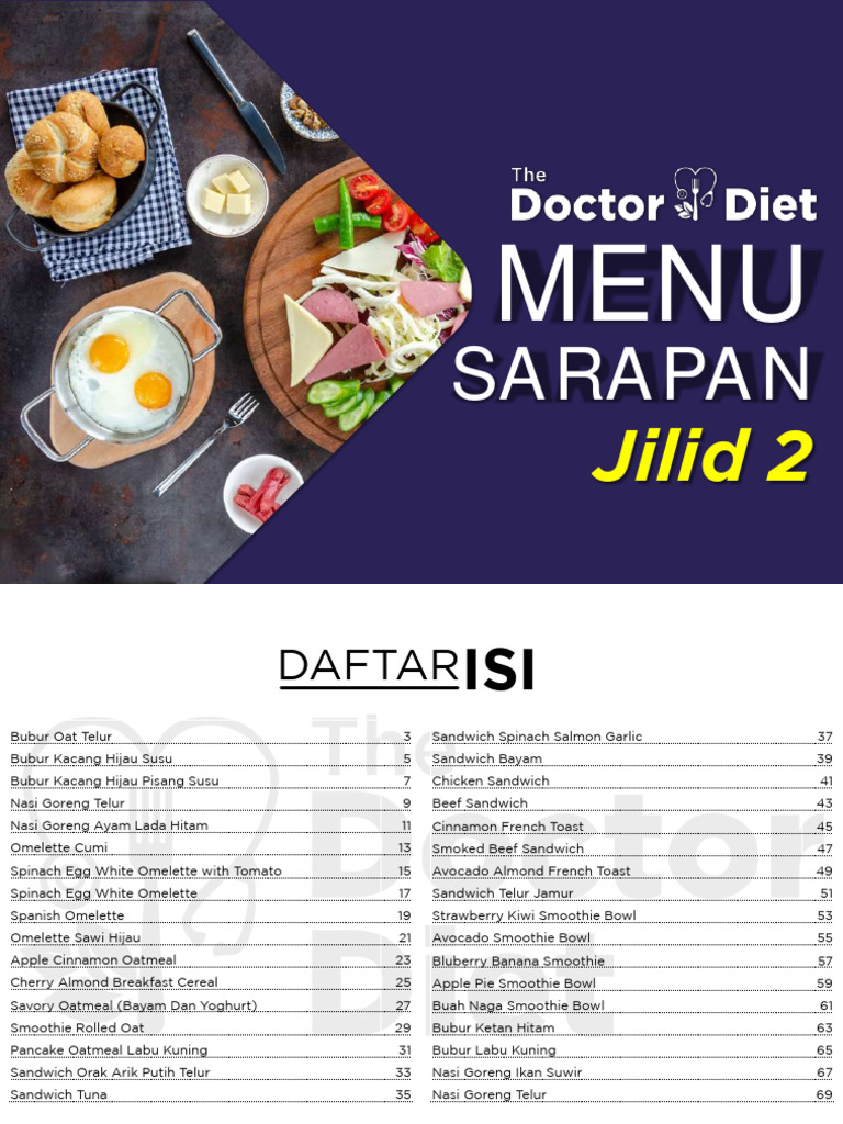 Menu Sarapan Jilid 2 | PDF