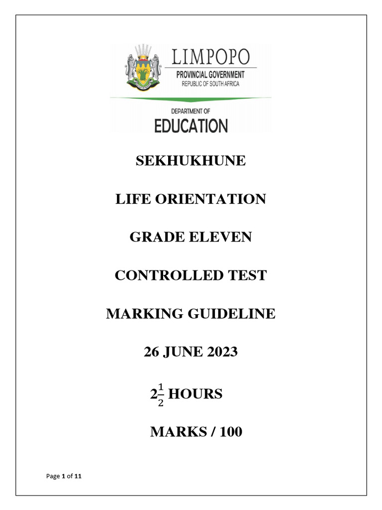 LO GRADE 11 CONTROLLED MEMO | PDF | Violence | Violence Against Women