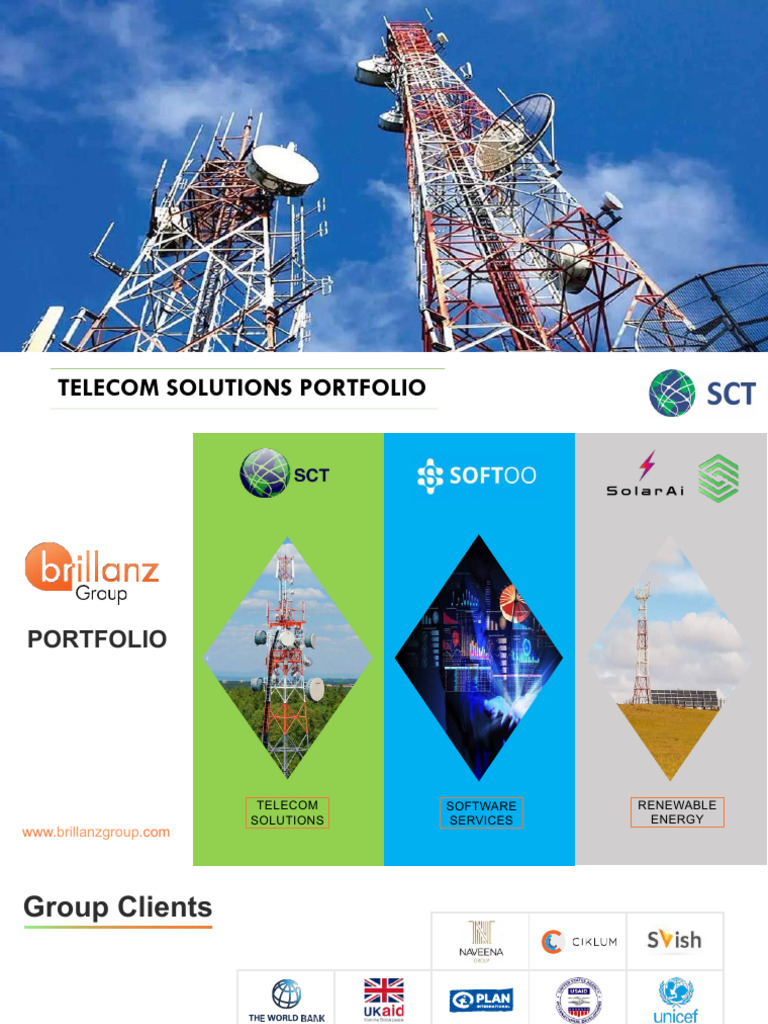 SCT Portfolio Telecom | PDF | Lte (Telecommunication) | 3 G