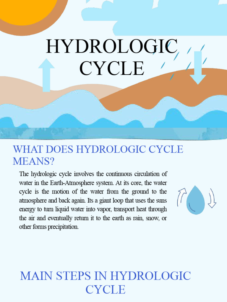 Hydrologic-Cycle | PDF | Water | Water Cycle
