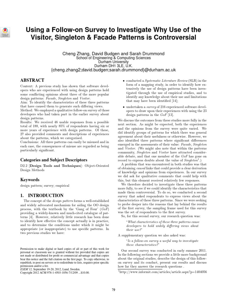Survey | PDF | Abstraction (Computer Science) | Sampling (Statistics)
