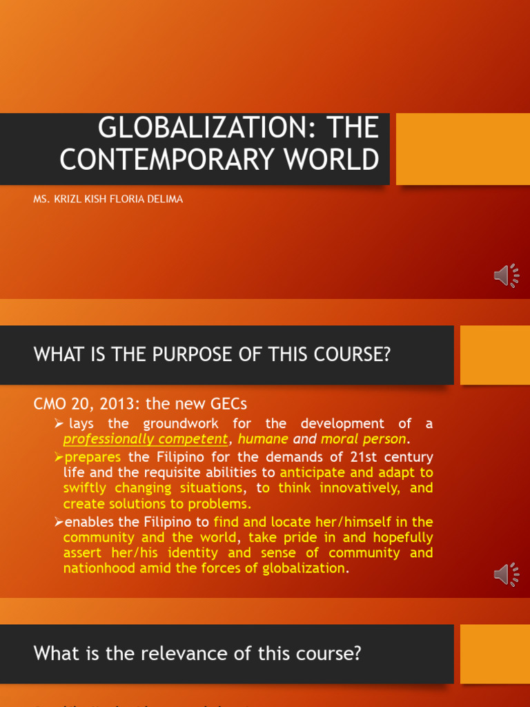 1.1 Intro To GLOBALIZATION | PDF | Globalization | Multilateralism