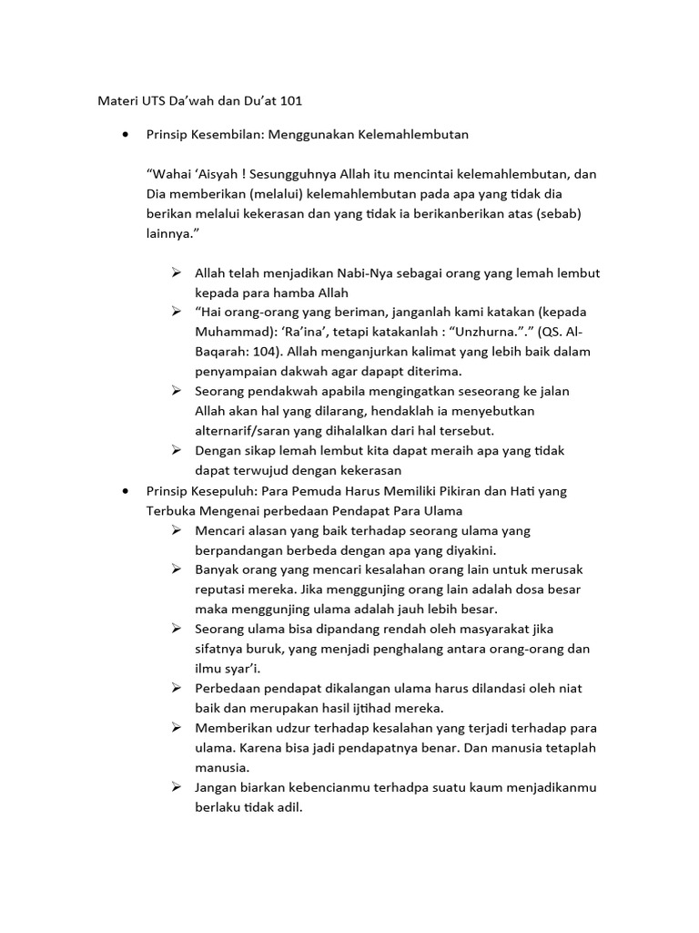 Materi Uts DHD 101 | PDF