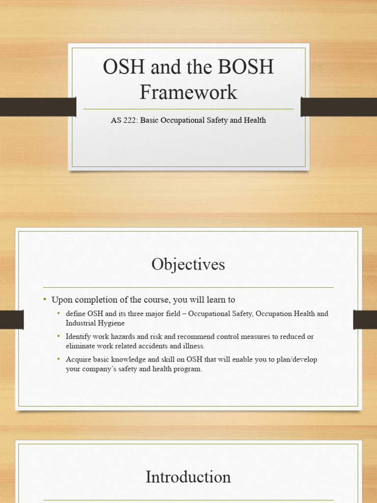 Basic Occupational Safety & Health Guide | PDF | Occupational Safety ...