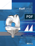 Mako Knee CT Scanning Protocol Guide | PDF | Knee | Ankle