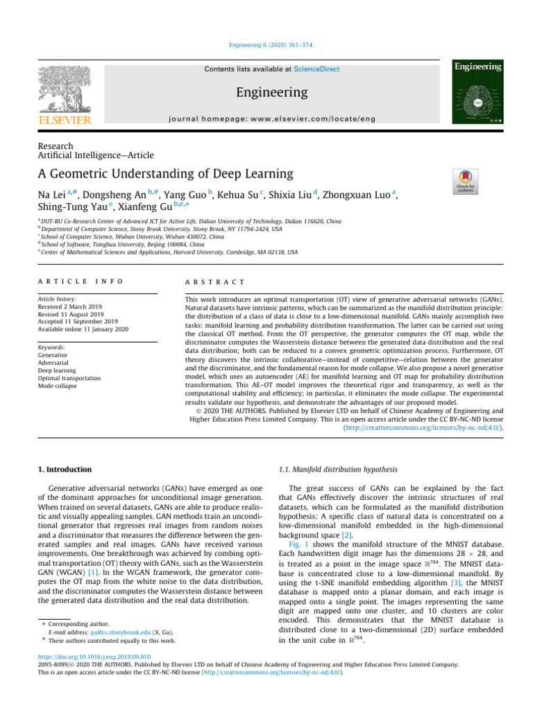 Geometric Insights into GANs and OT | PDF | Mathematical Optimization | Deep Learning