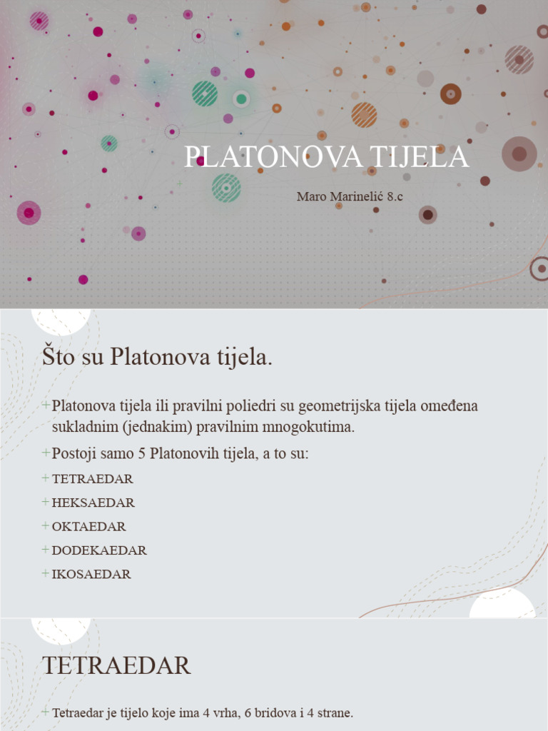 Platonova Tijela | PDF