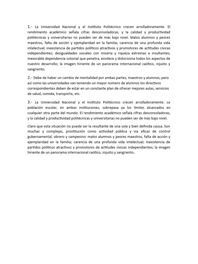 Preguntas de La Lectura | PDF