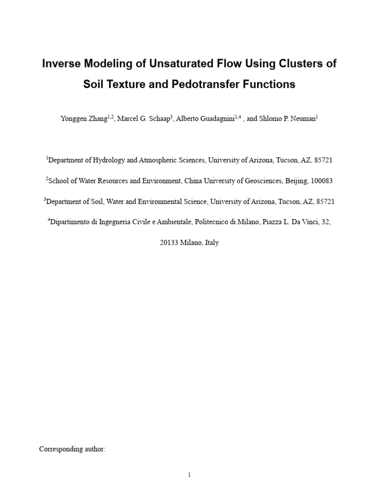 Maricopa Inversion Revised MS - PRN | Download Free PDF | Cluster Analysis | Inverse Problem