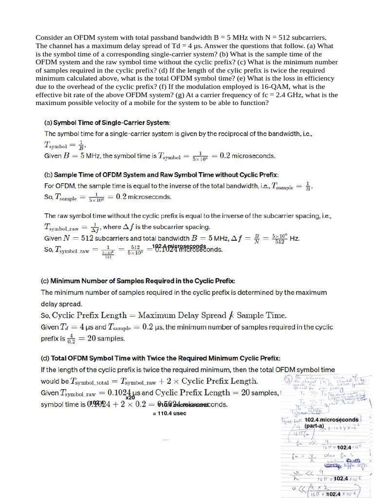 OFDM Prbs For Class - Updated3 | PDF