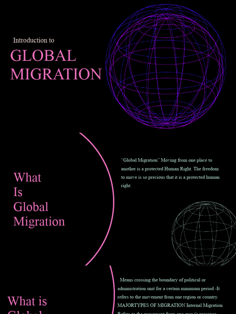 Global Migration | PDF | Human Migration | Economies