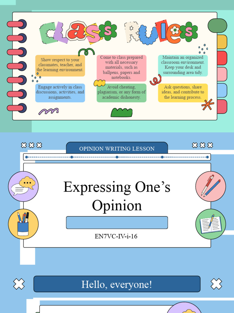 CO-Mastering Opinion Writing Presentation (1) | PDF | Recycling | Waste