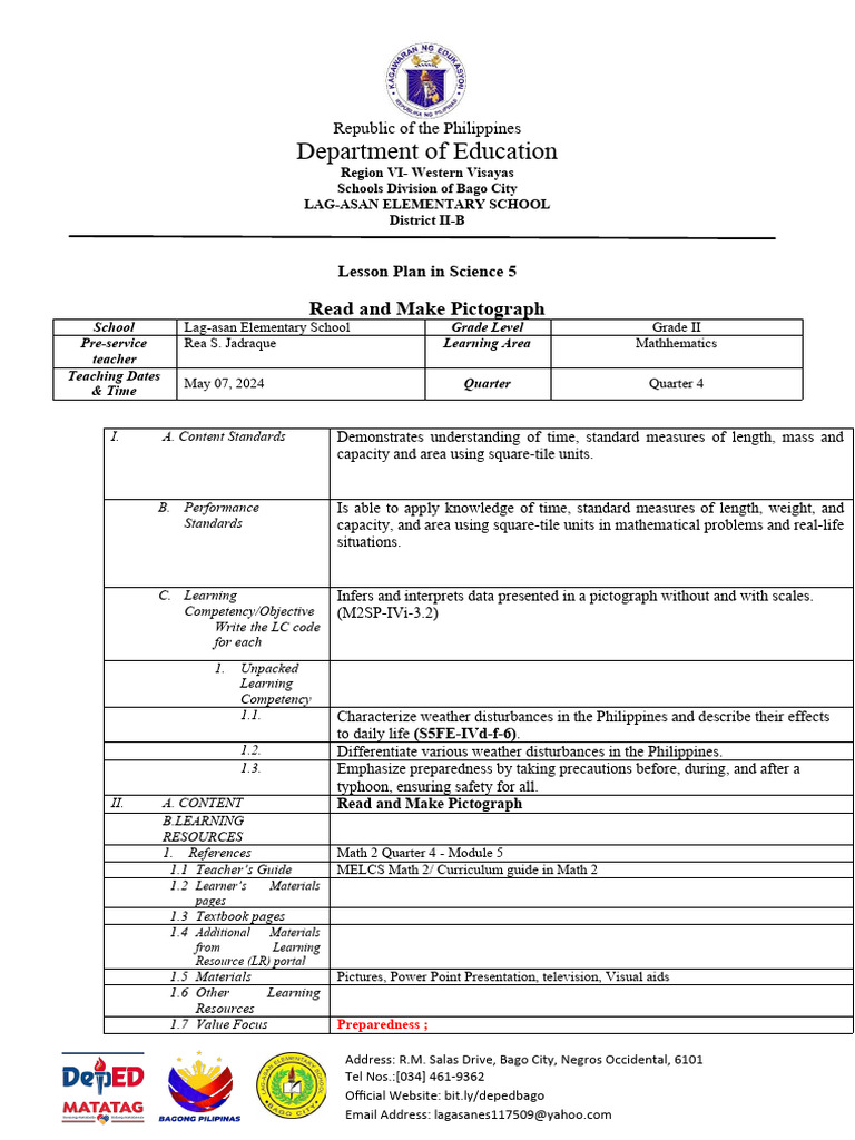 Grade 2 LP Math | PDF | Tropical Cyclones