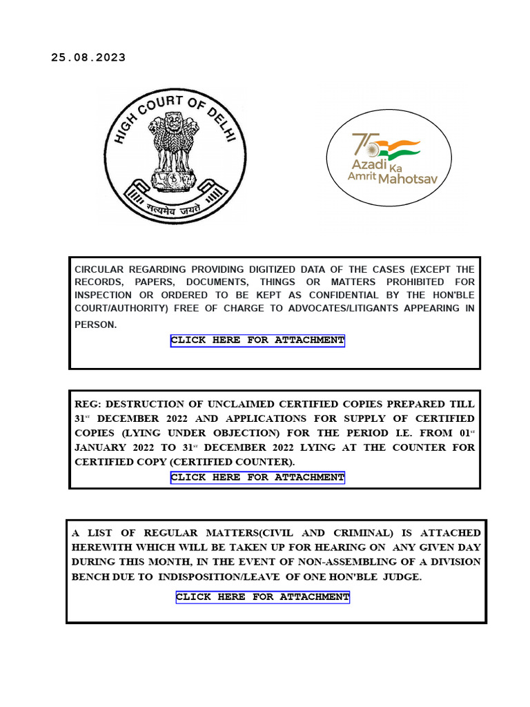 Click Here For Attachment | PDF | Advocate | Judgment (Law)