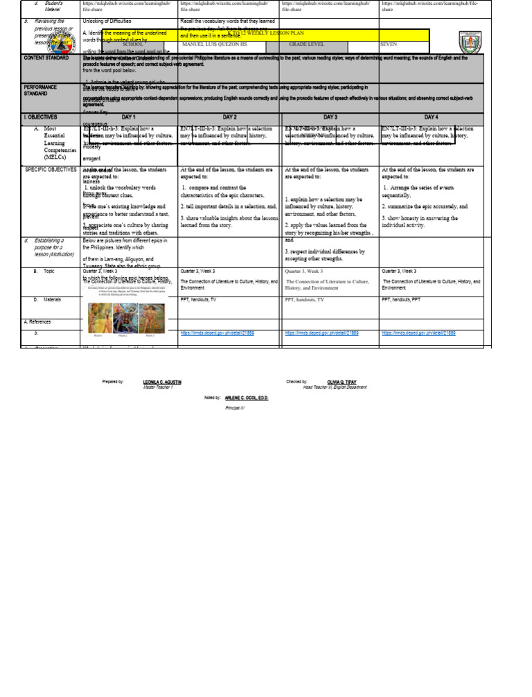 DLL-WEEK-3-Q3-2023-2024 (1) | PDF | Liberal Arts Education | Behavior Modification