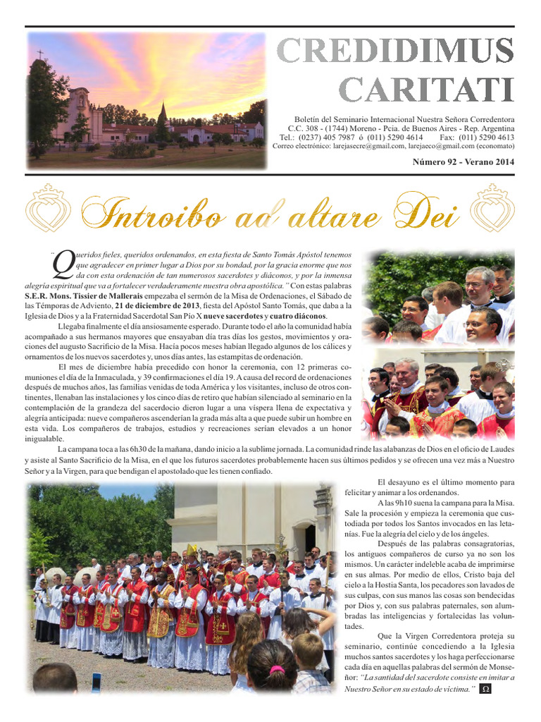 Credi 92 | PDF | Sacerdote | Iglesia Católica