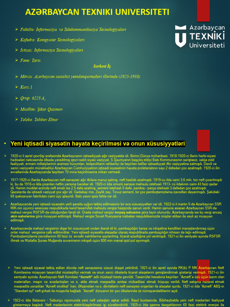 Tarix Serbest Is | PDF