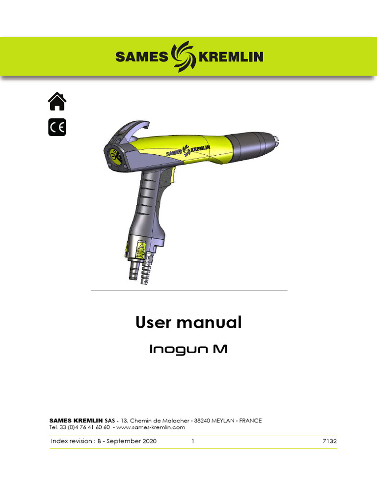 Inogun M Instructions Manual Sames Kremlin | PDF | Electrical Connector ...
