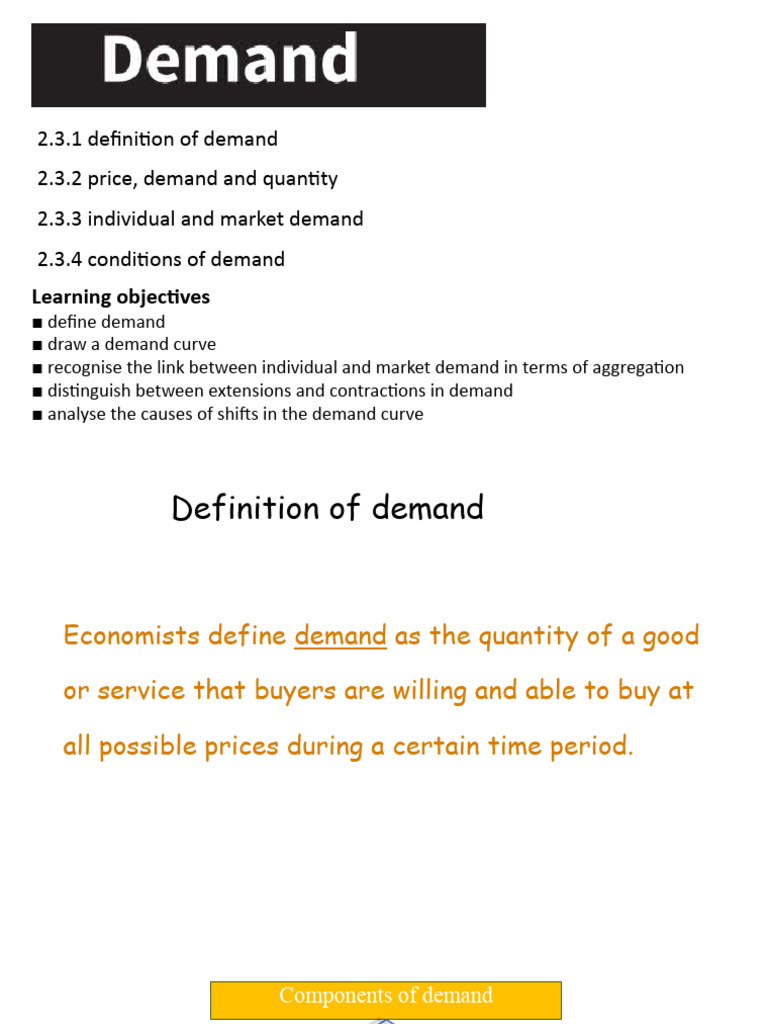Demand | PDF | Demand | Demand Curve
